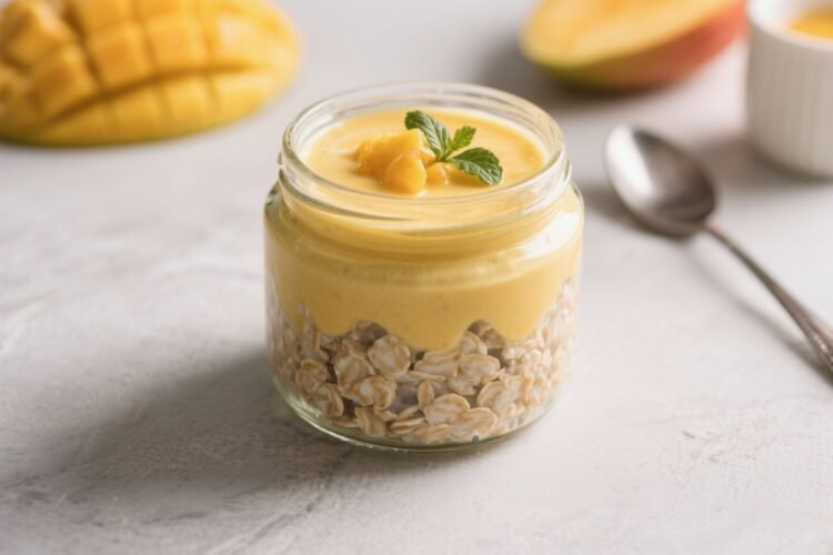 Mango Lassi Overnight Oats: The 2-Minute Breakfast That Tastes Like ...