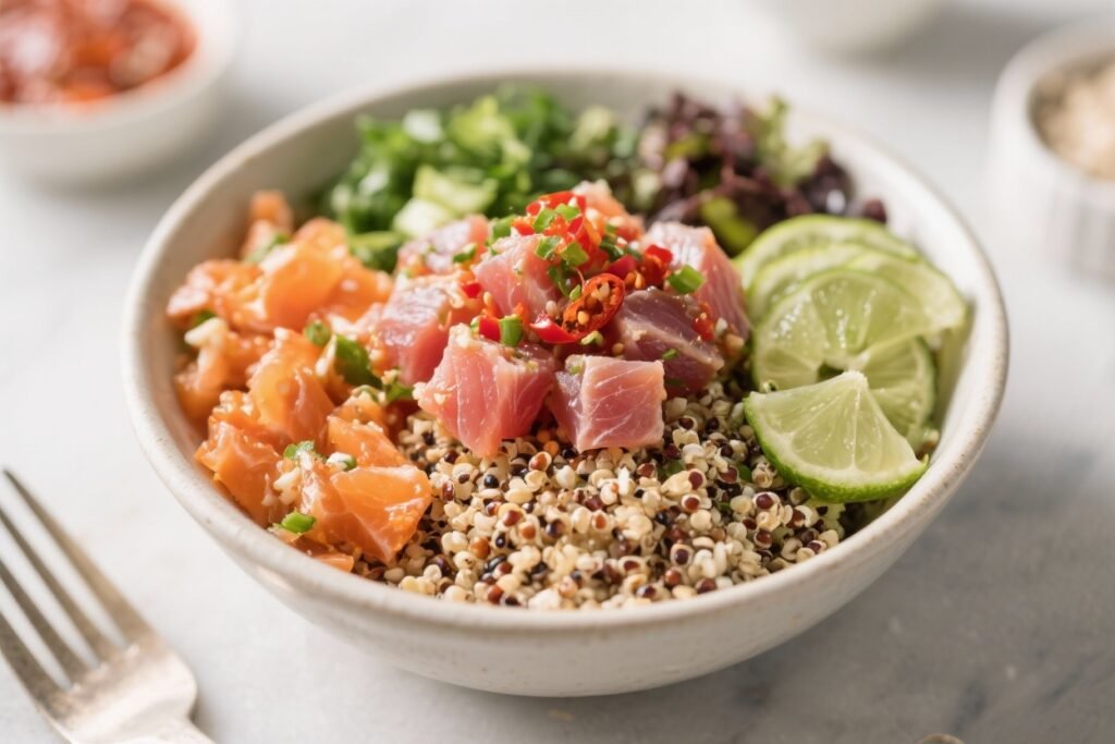 Spicy Tuna and Quinoa Power Bowls: The 20-Minute Meal Prep That ...