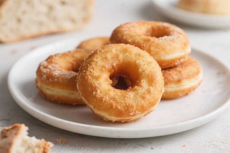 Fluffy Sourdough Discard Sugar Donuts (Baked, Not Fried) – Light, Sweet ...